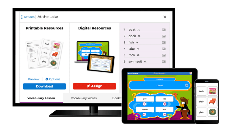 Digital K-5 Vocabulary, Spelling, & Phonics | Vocabulary A-Z