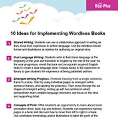 10 Ideas for Implementing Wordless Books