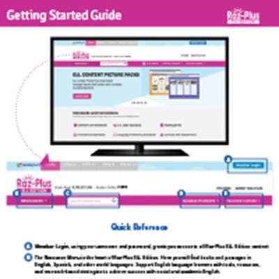 Raz-Plus ELL Edition Getting Started Guide